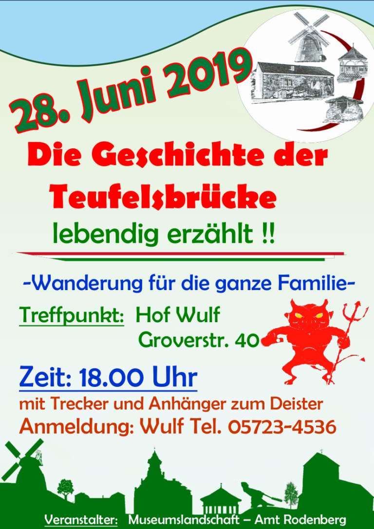 RoWoKi 2019 oder wie die Teufelsbrücke zu Ihrem Namen kam ...